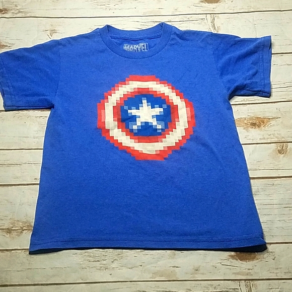 Marvel | Shirts & Tops | Kids Marvel Captain America Tshirt | Poshmark